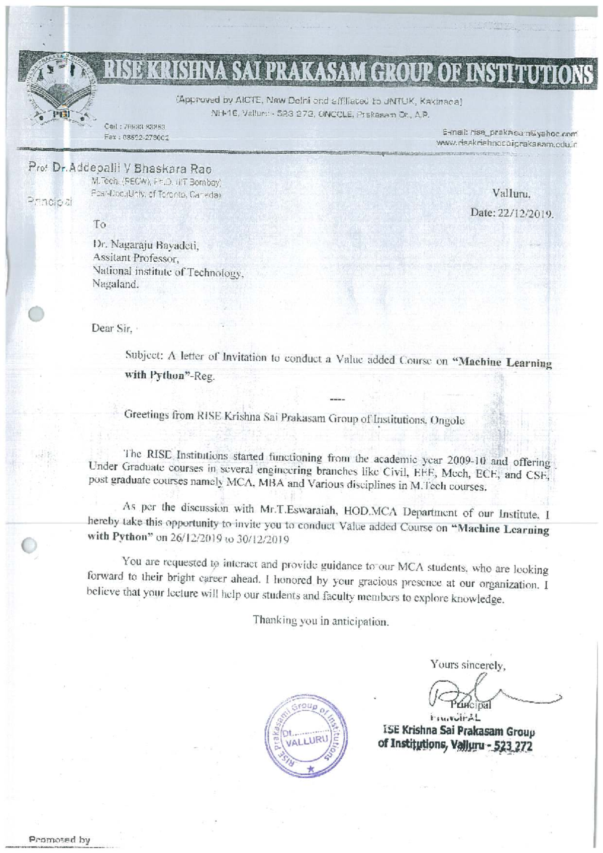 1 - Python - RISE KRISHNA SAI PRAKASAM GROUP OF INSTITUTIONS (Approved ...