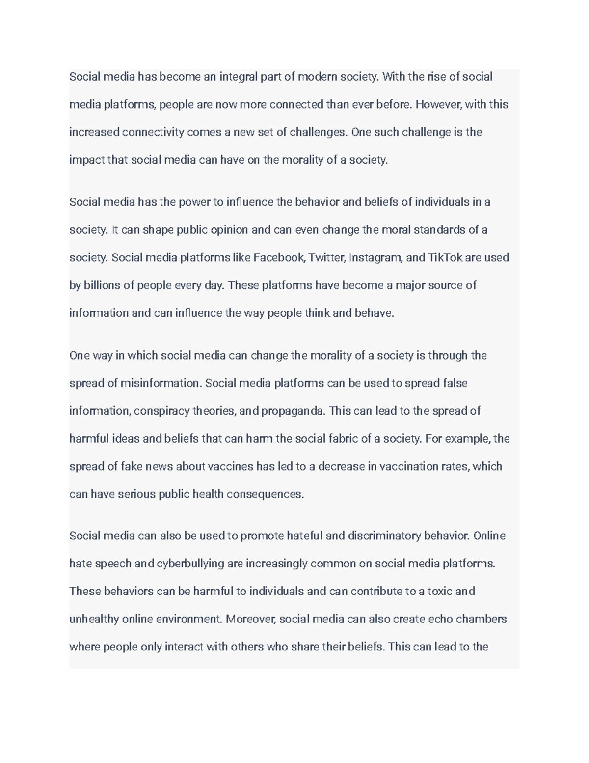 Social media - With the rise of social media platforms, people are now ...