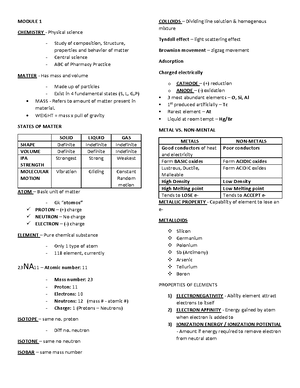 Sadjail Module 3 Notes - Module 3 Sadjail, Melissa Grace PRACTICE OF ...