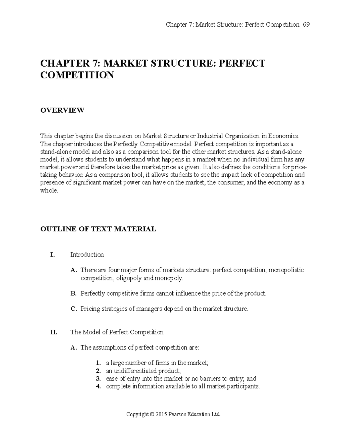 Chapter 7 - Perfect Competition - CHAPTER 7: MARKET STRUCTURE: PERFECT ...