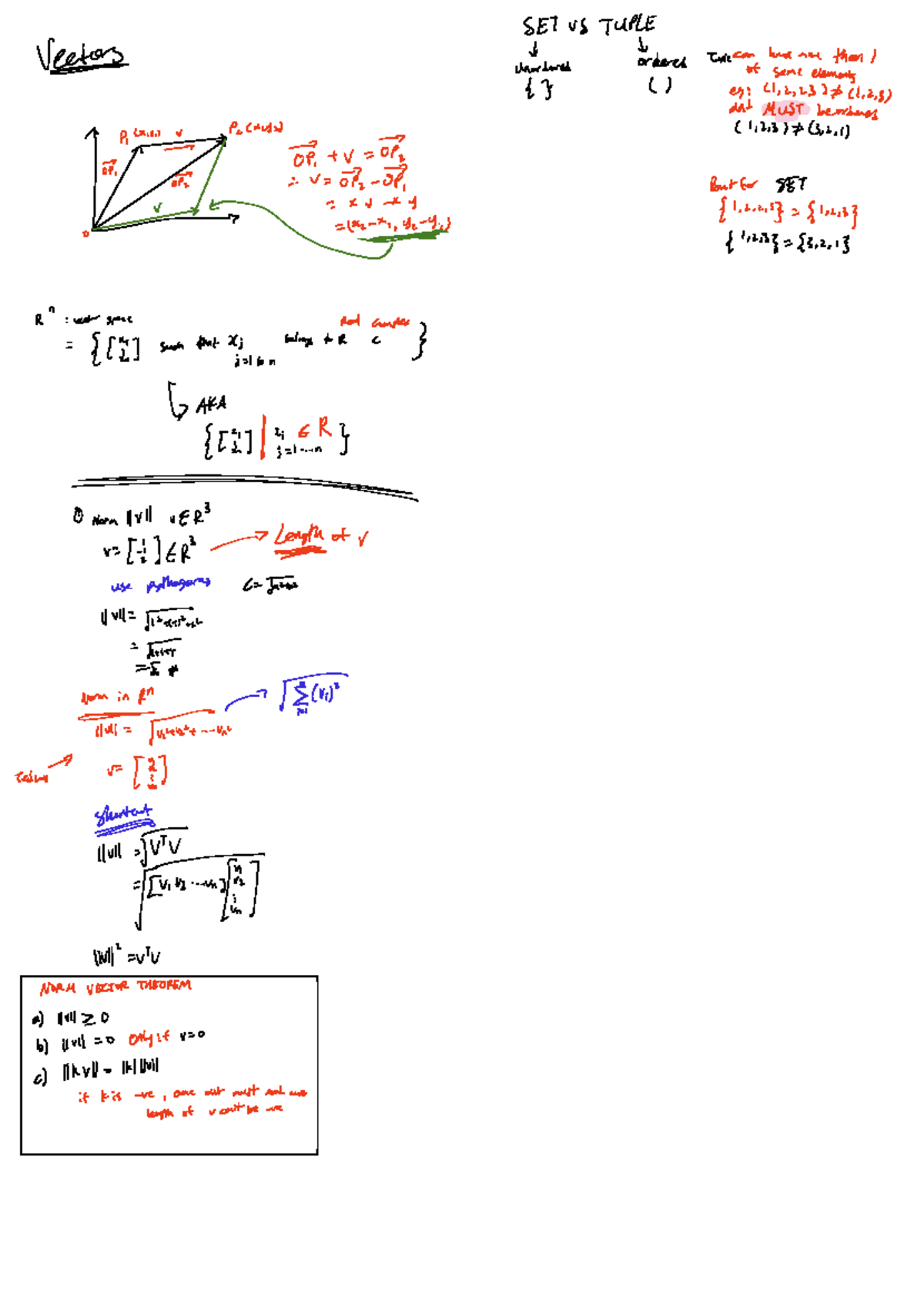 Chapter 6 Lecture notes - SET us TUPLE Vectors unordered ordered Tude ...