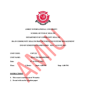 Lecture Notes For Environmental Health S - LECTURE NOTES For ...