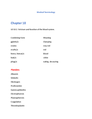Medical Terminology chapter 2 - Sizes Position Direction or location ...