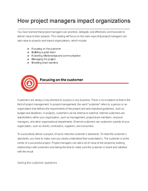 PD5 Programme and Project Management Questions and Answers - SAMPLE ...