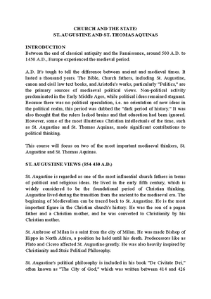 State - Lecture notes 1 - CONCEPTS OF STATE AND GOVERNMENT State – is a ...