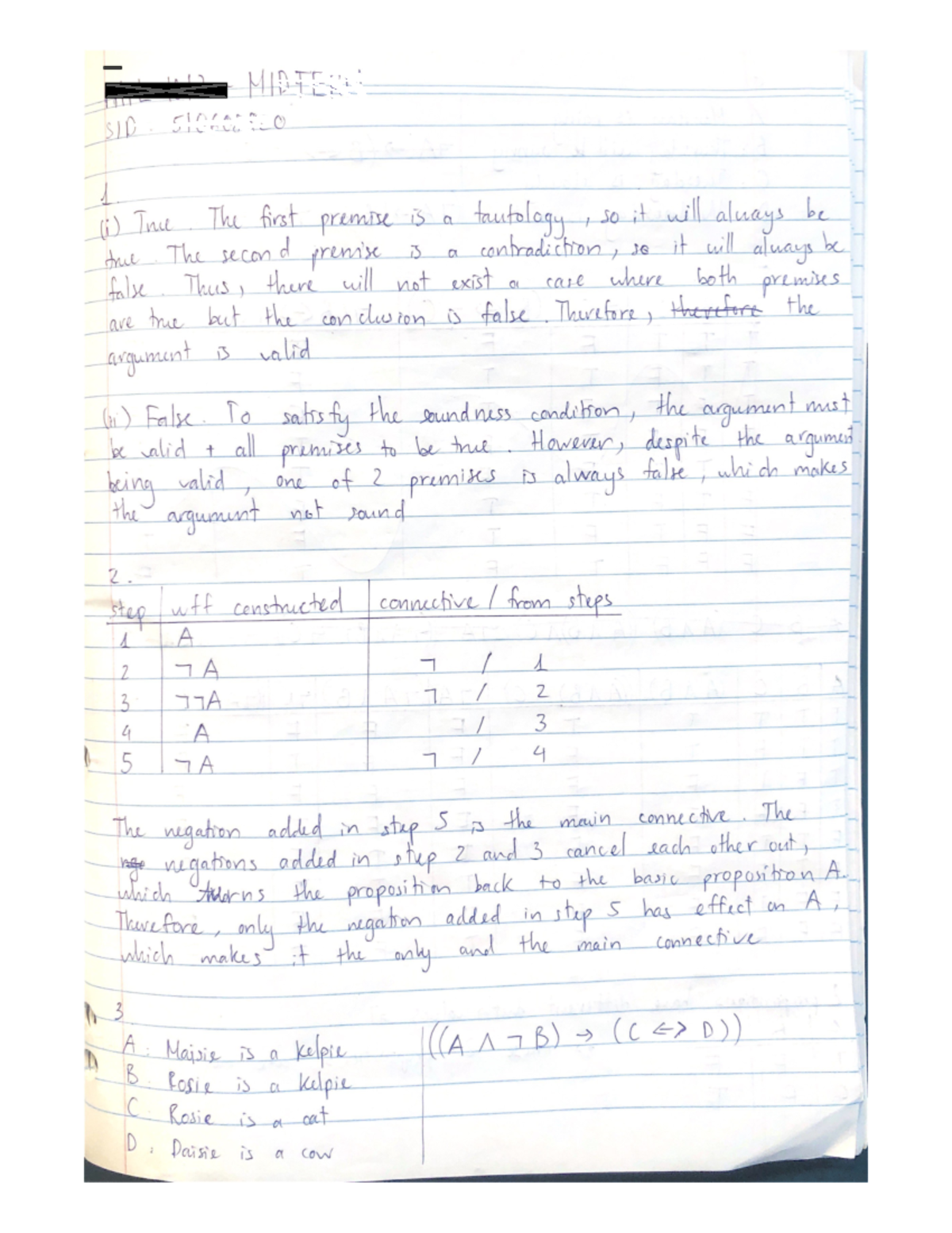 Midterm Assignment - PHIL1012 - Studocu