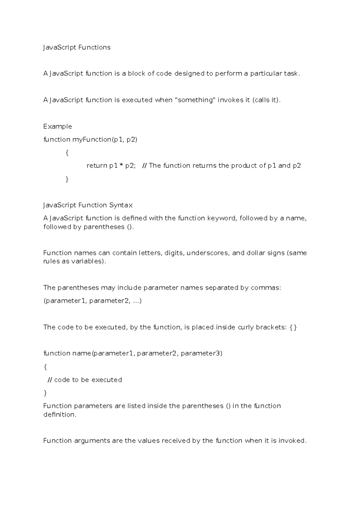 12 - Nice - JavaScript Functions A JavaScript function is a block of code designed to perform a ...