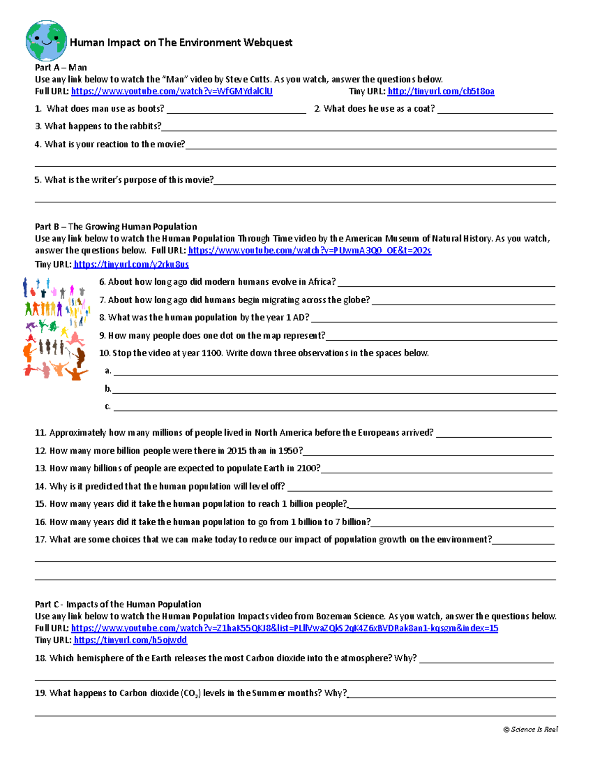 Ashley Boddy - Human Impact Webquest - Human Impact on The Environment ...