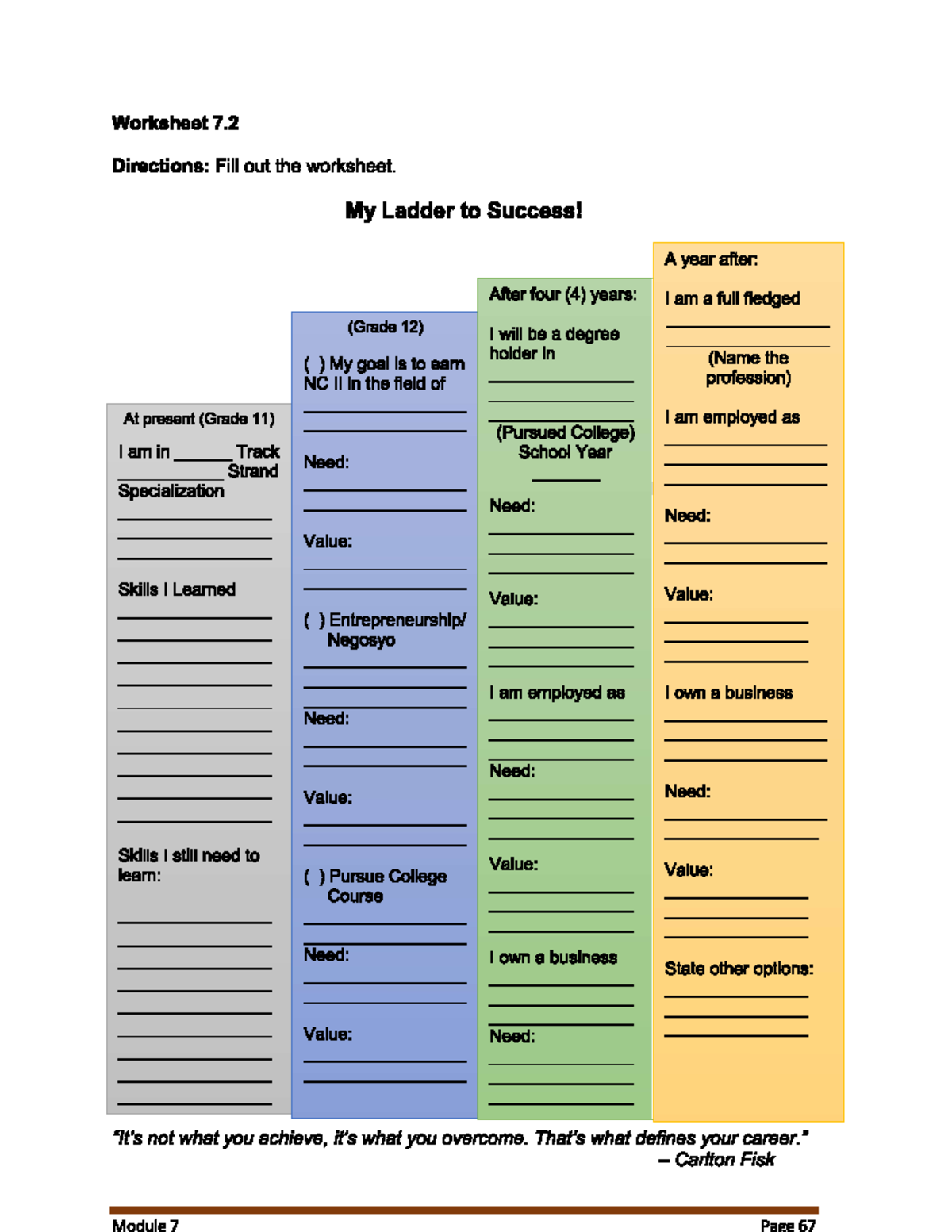 Ladder to Success - hhhhhhhhhhhh - HS420 - BYU-Idaho - Studocu