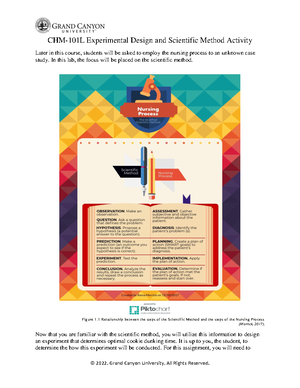 Chem lab 3 - chem lab 3 - Scientific Method Lab Worksheet Measurements ...