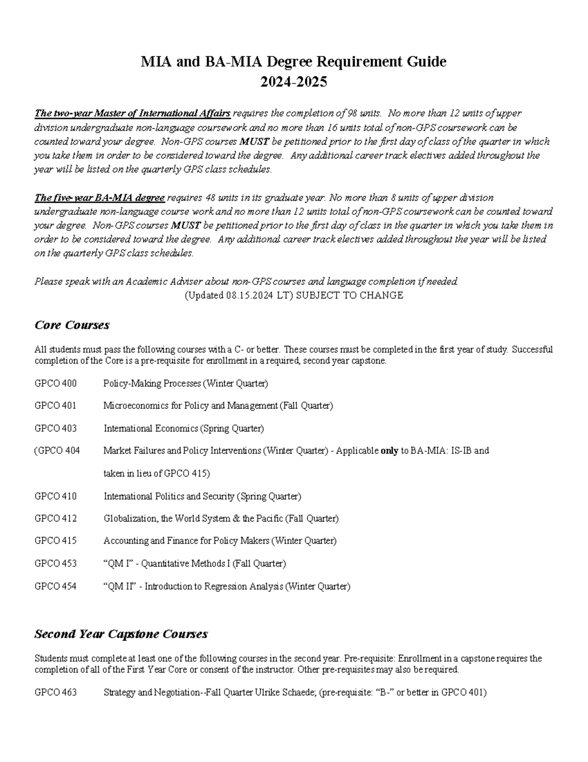 2024-2025 MIA and BA-MIA Degree Requirement Guide-4 - MIA and BA-MIA ...