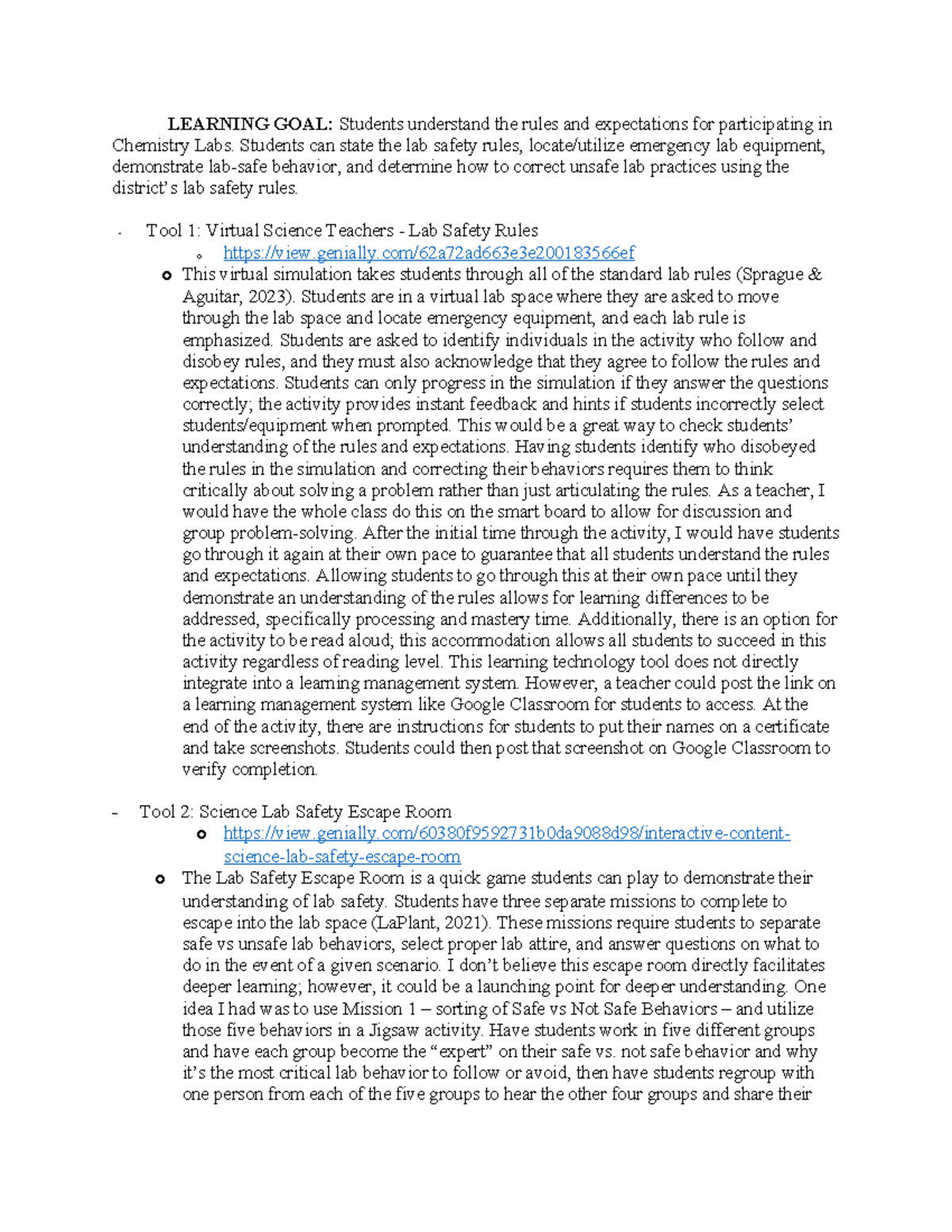 D294-Task 2 - Passed Task 2 - LEARNING GOAL: Students understand the ...