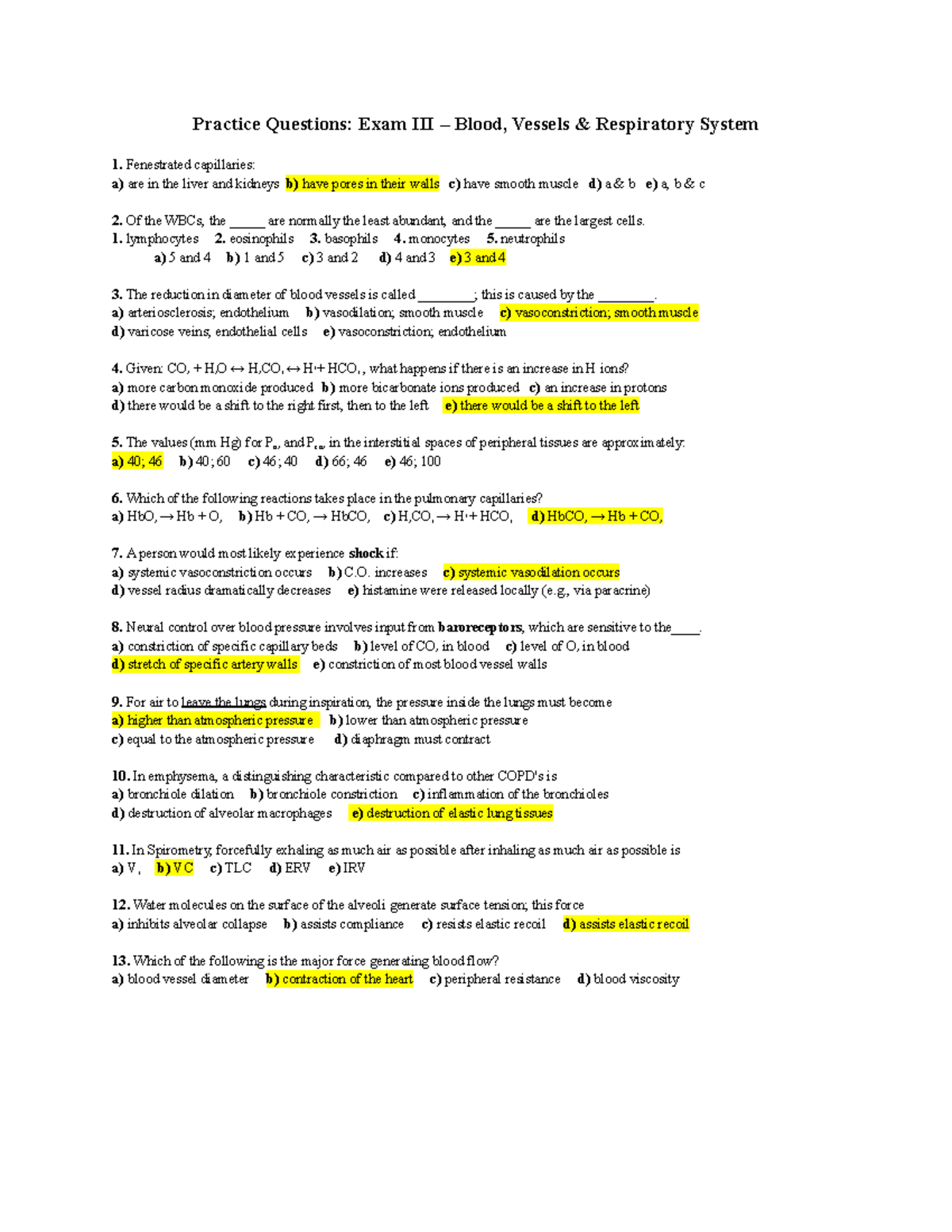 Phys ques. 3 - practice exam questions - EXS112 - Studocu