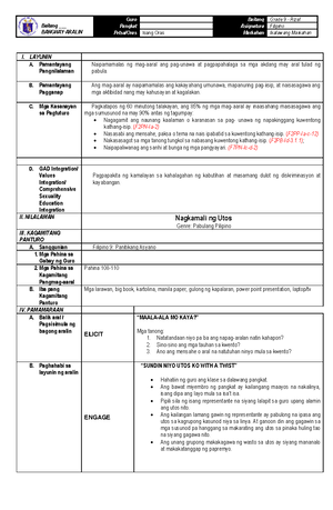 Jeric Motea DLP Buhay NI Rizal - I. LAYUNIN Pagkatapos ng animnapung ...