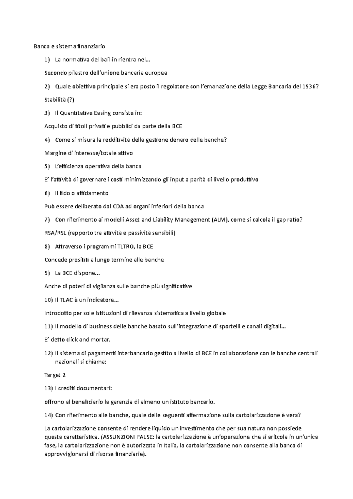 Banca e sistema finanziario - .. Secondo pilastro dell’unione bancaria ...