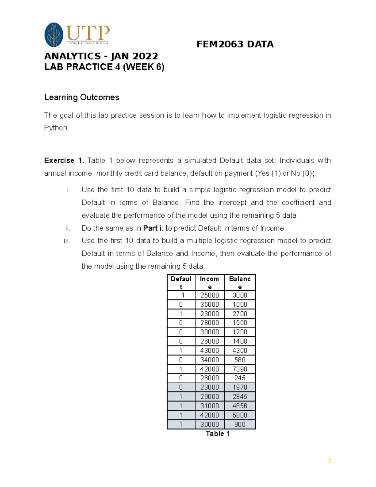 DA-Jan22 Week6 Lab4 - data analytics - ANALYTICS - JAN 2022 LAB ...