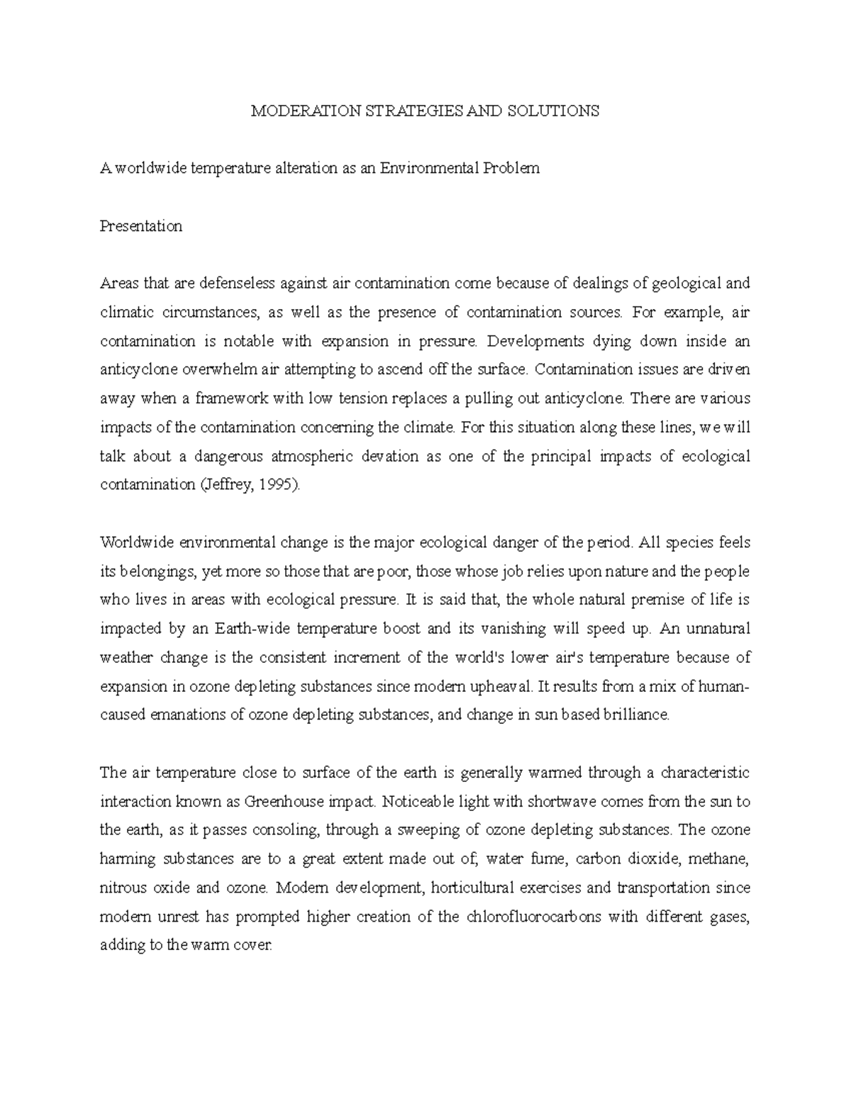 Moderation Strategies AND Solutions - MODERATION STRATEGIES AND ...