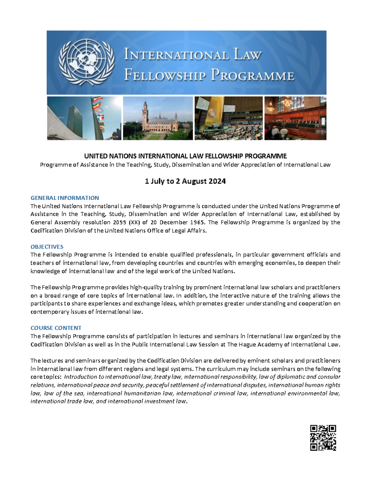 Ilfp brochure 2024 e - CCCC - UNITED NATIONS INTERNATIONAL LAW ...