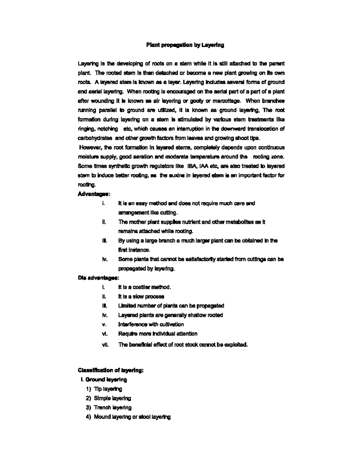 Horti notes 5 - horticulture - Studocu