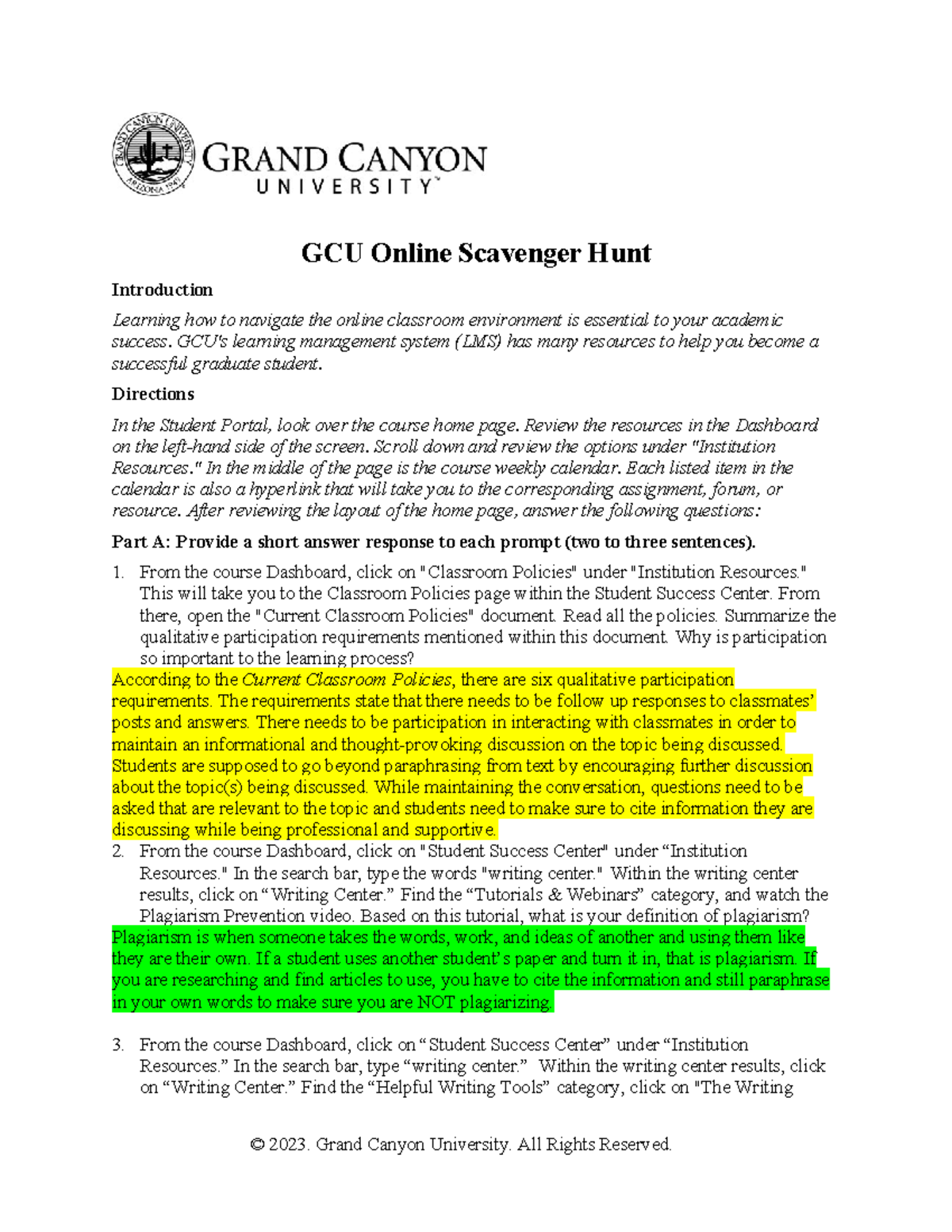 EDU-525-RS-T1-Online Scavenger Hunt - GCU Online Scavenger Hunt ...