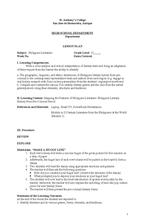 Grade 7- Listening Strategies - St. Anthony’s College San Jose de ...