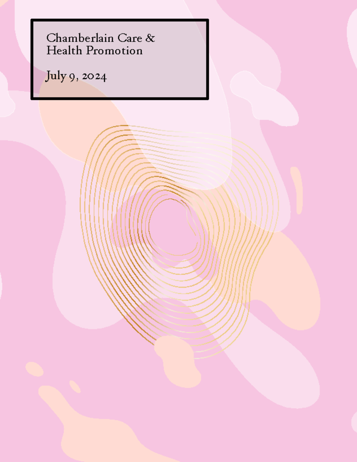 eDAPT 1 Chamberlain Care & Health Promotion Notes - Chamberlain Care ...