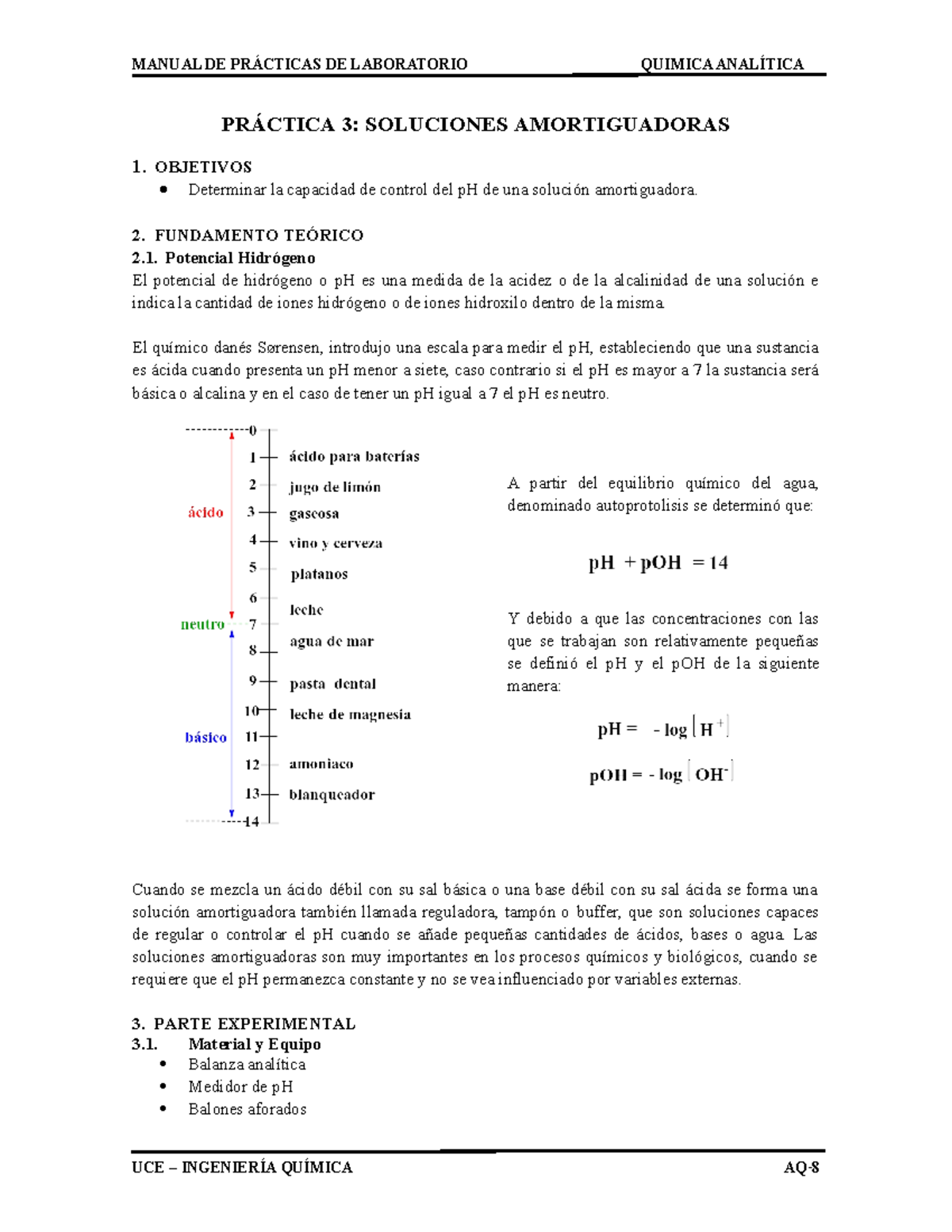 Práctica 3 Soluciones Buffer - PRÁCTICA 3: SOLUCIONES AMORTIGUADORAS 1. OBJETIVOS Determinar la ...