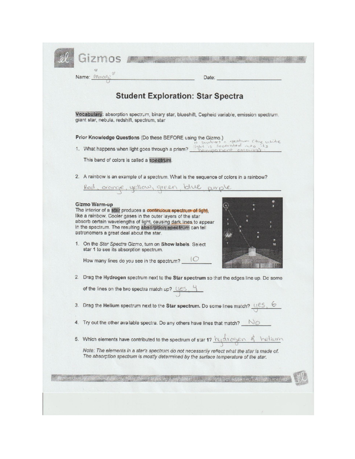 Star Spectra Gizmo - References Kellermann, K. I. (2023, September 8 ...