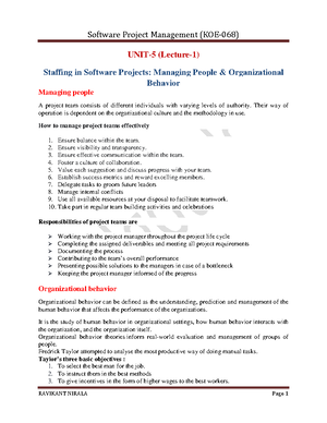 SPM Quantum - Software Project Management - Studocu