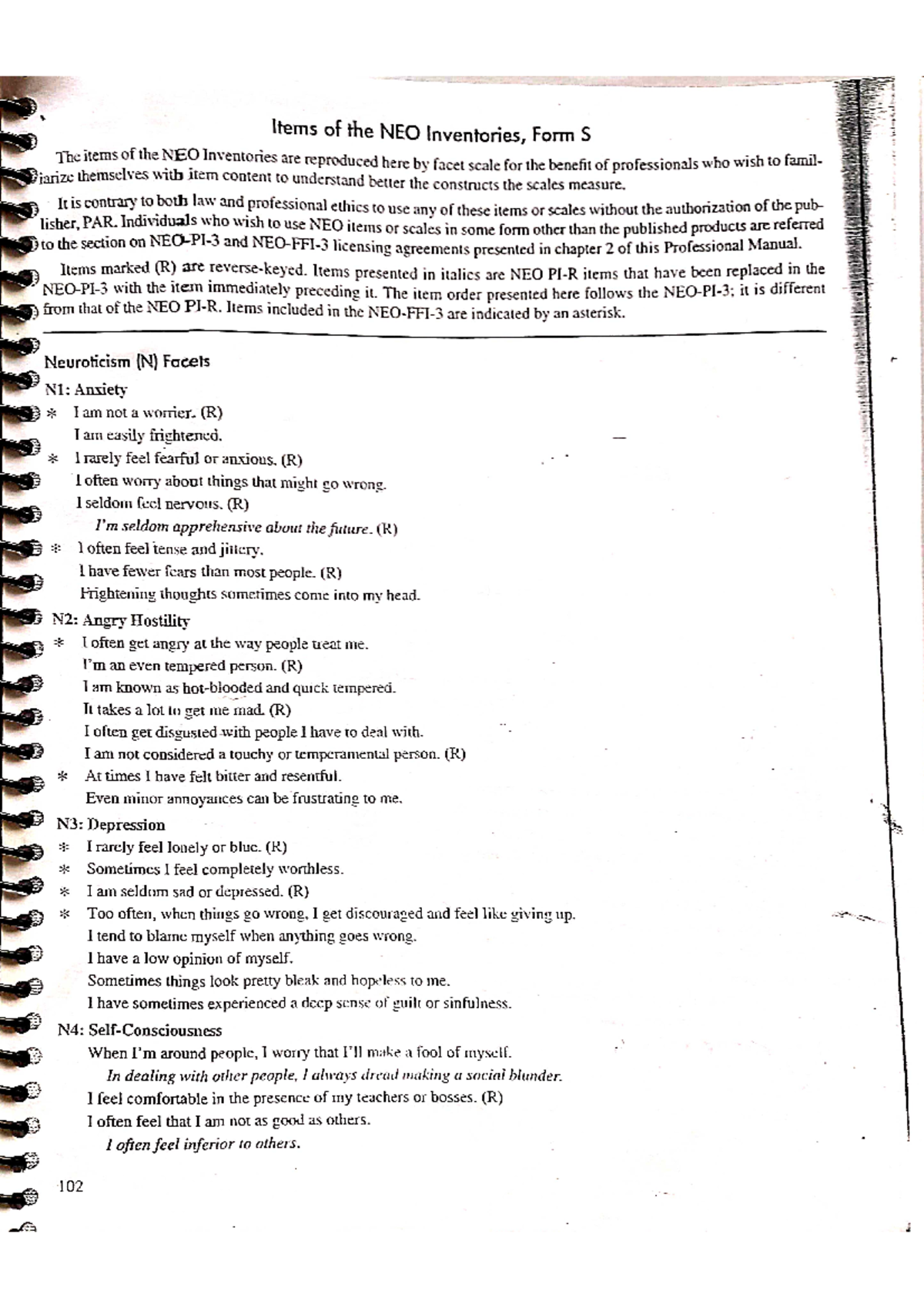 NEO FFI - notes of neo ffi - 22528 - Studocu