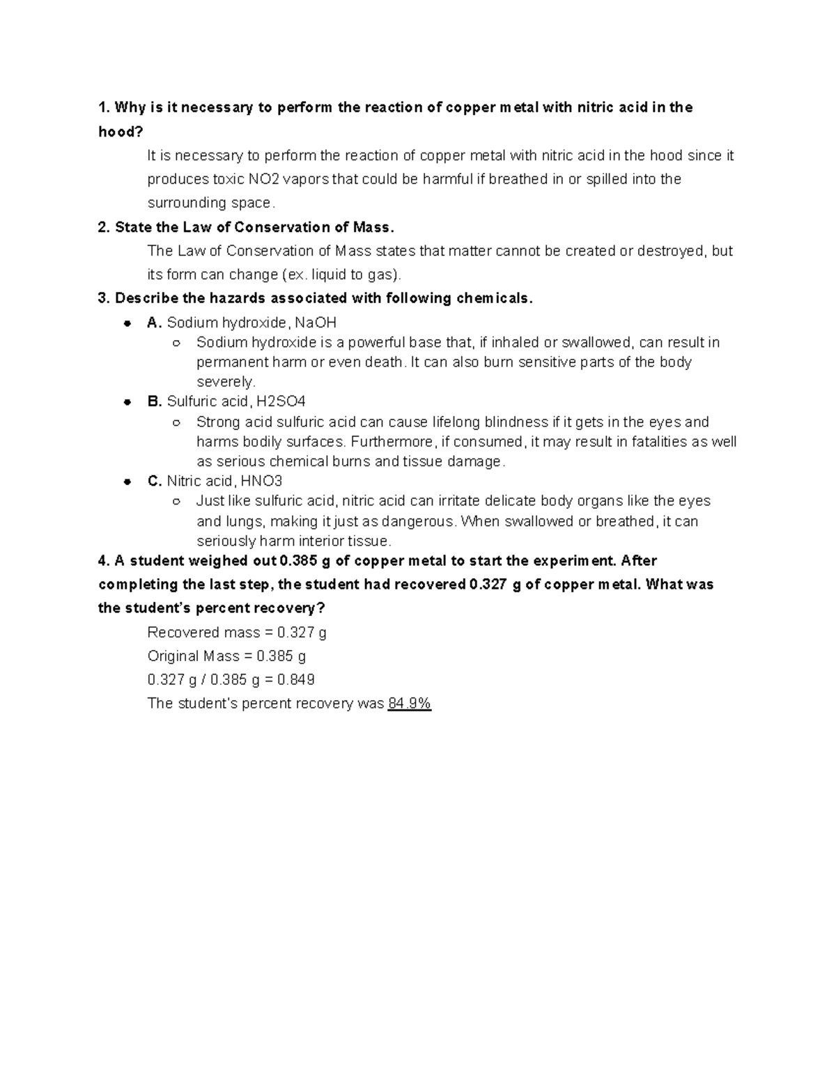 Atomic Emission Spectra Pre-Lab - Gen Chem - Why is it necessary to ...