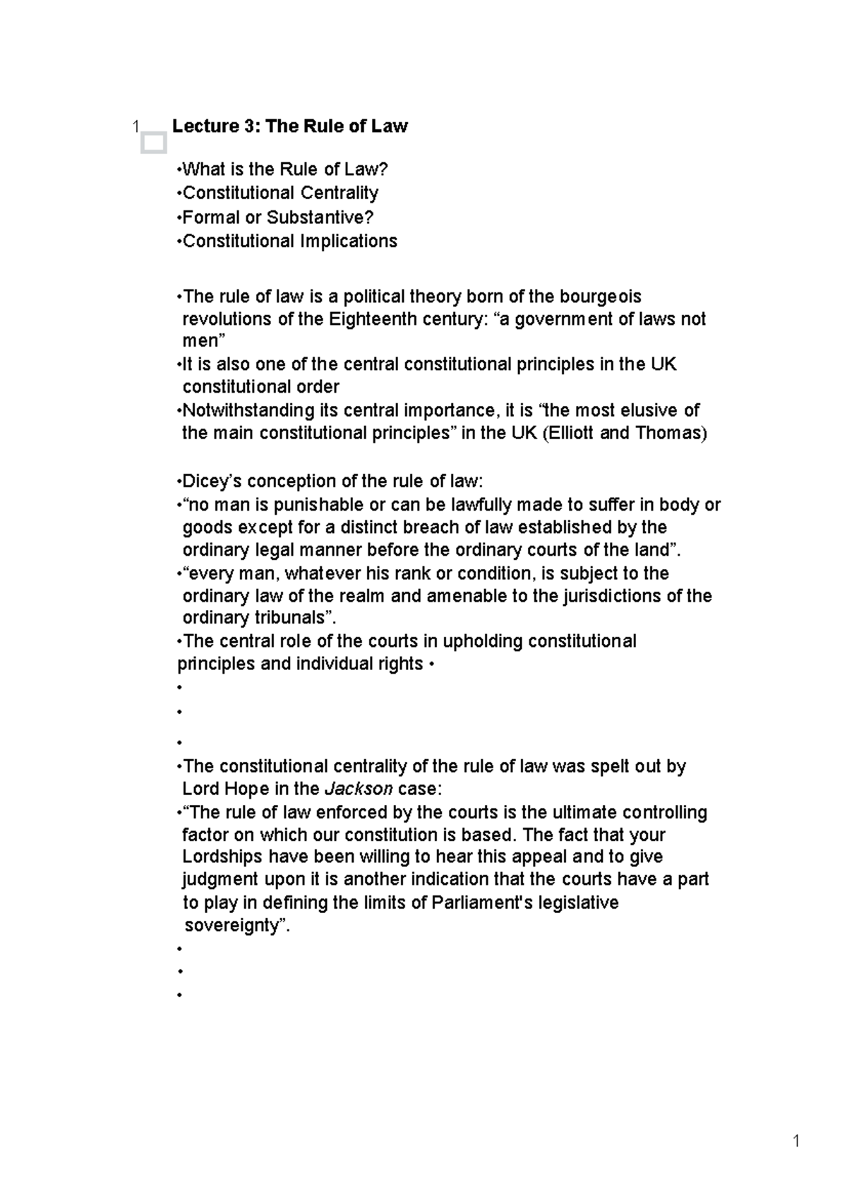 L3 Rule Of Law Notes From Lecture PL LLB1 SOAS University Of l3-rule-of-law-notes-from-lecture-pl-llb1-soas-university-of