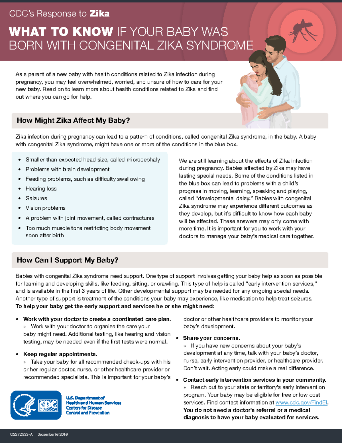 CDC - What to know if your baby was born with Congenital Zika Syndrome ...