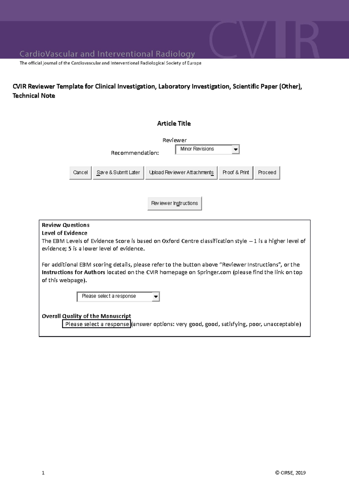 1 CVIR Reviewer Template - For additional EBM scoring details, please refer to the button above ...