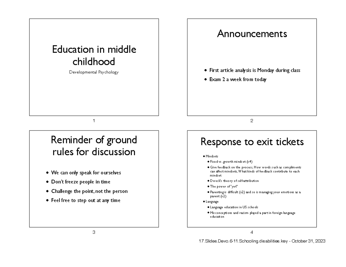 17.Slides.Devo.6-11 - slides - Education in middle childhood ...