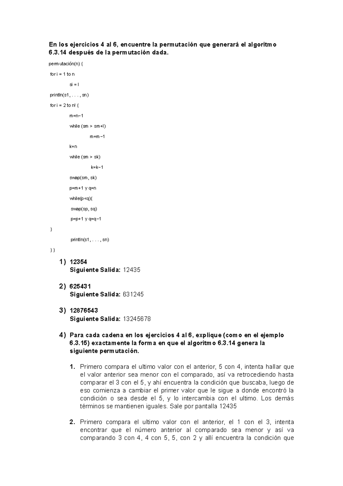 Actividad 7.2-Clase Teórica de Estructuras Discretas - En los ejercicios 4 al 6, encuentre la ...