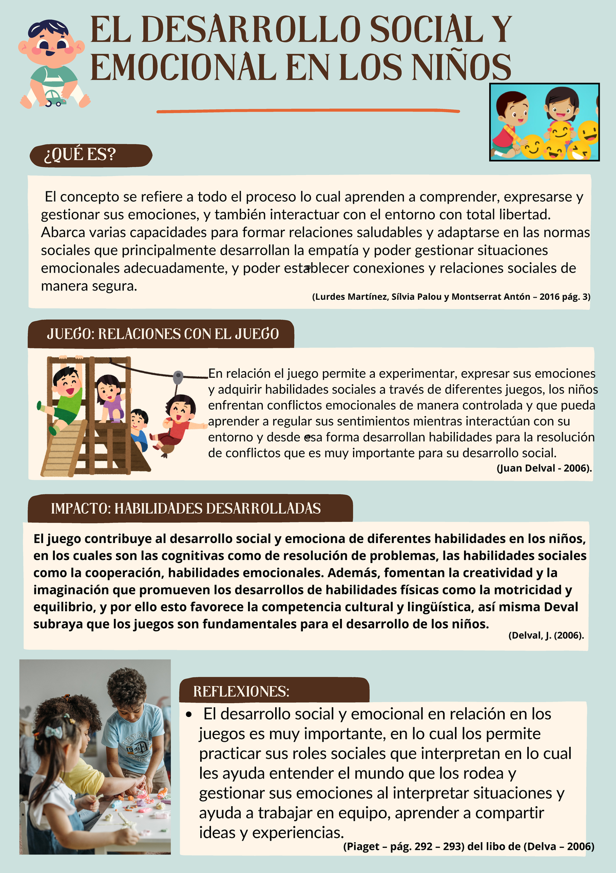El desarrollo social y emocional en los niños - EL DESARROLLO SOCIAL Y ...