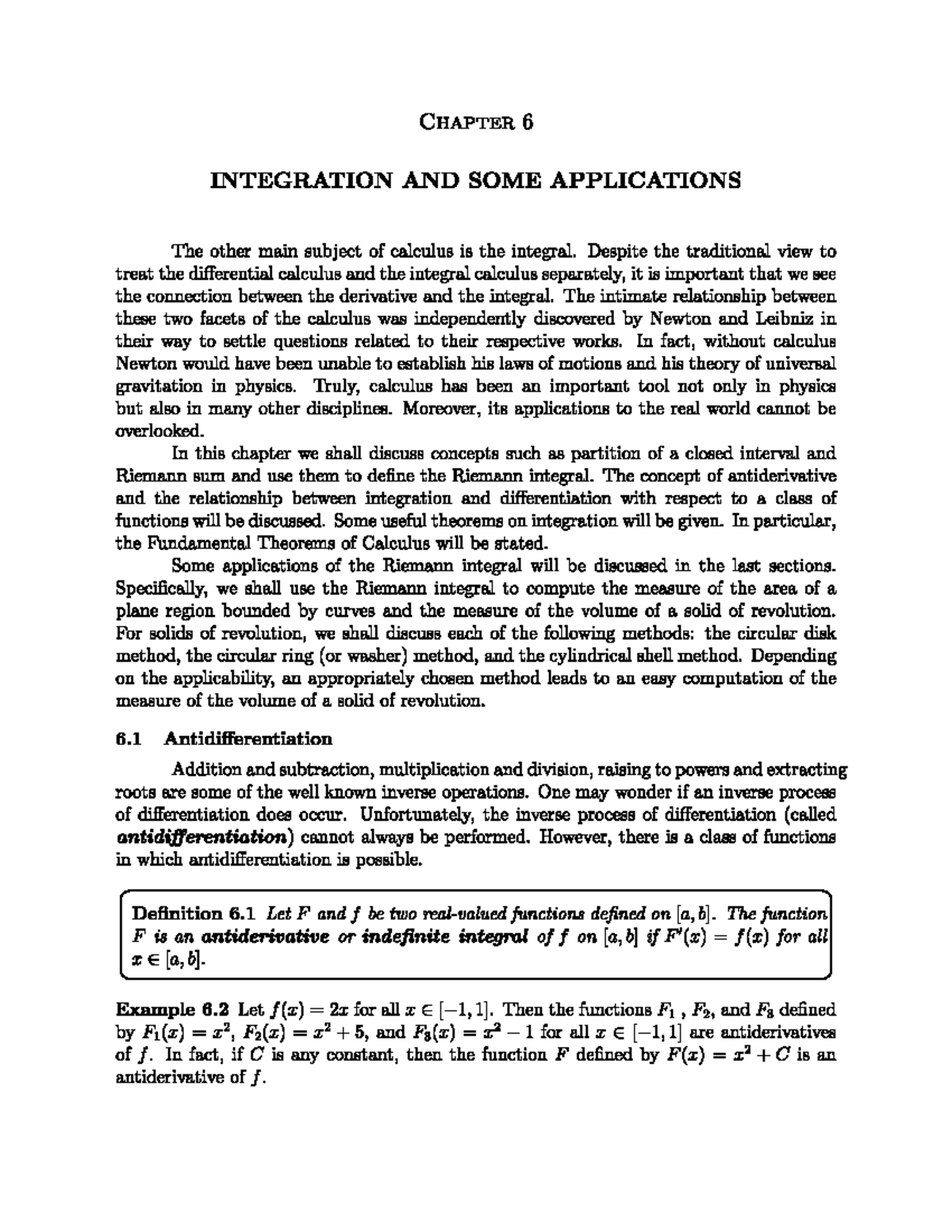 Antidifferentiation - Lecture notes 1-3 - Electrical engineering - Studocu