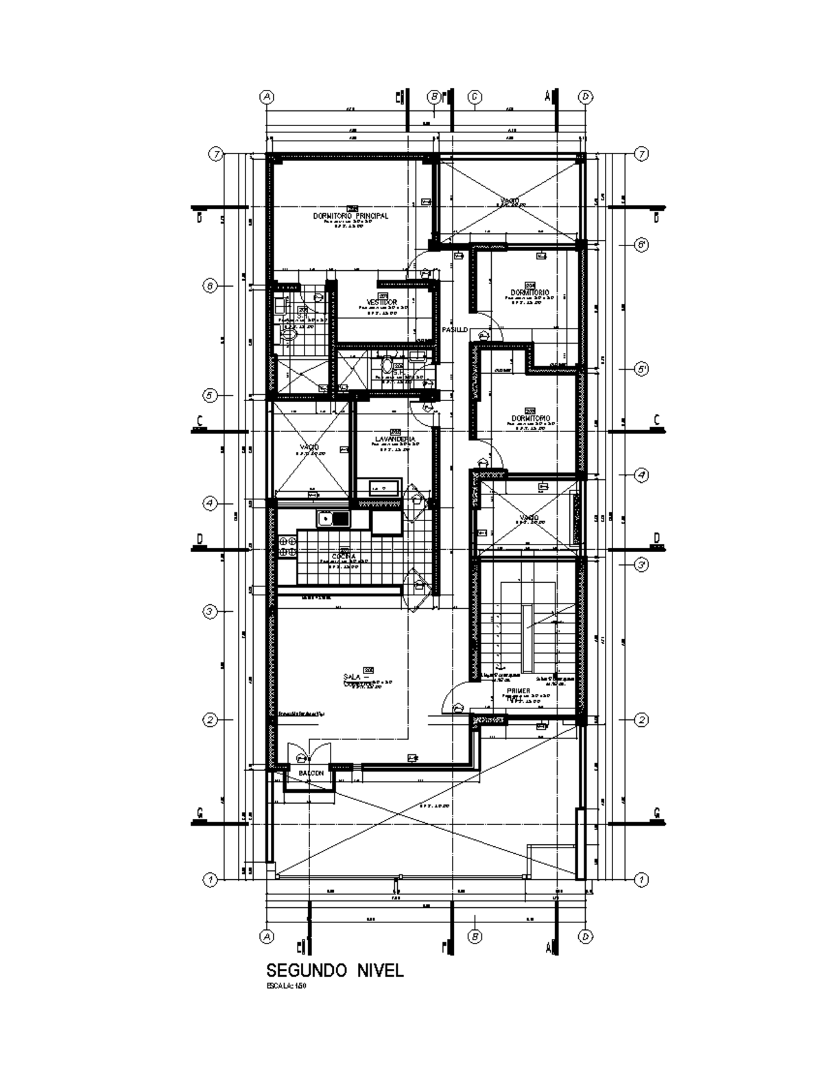 Arquitectura Plantas-Model.pdf 2 - SEGUNDO NIVEL ####### N.P. + 3. ####### N.P. + 3. ####### N.P ...