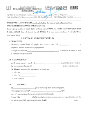 9-10. ESPD Final Reading TERM 2 K2021 - Chủ nghĩa xã hội khoa học - Studocu