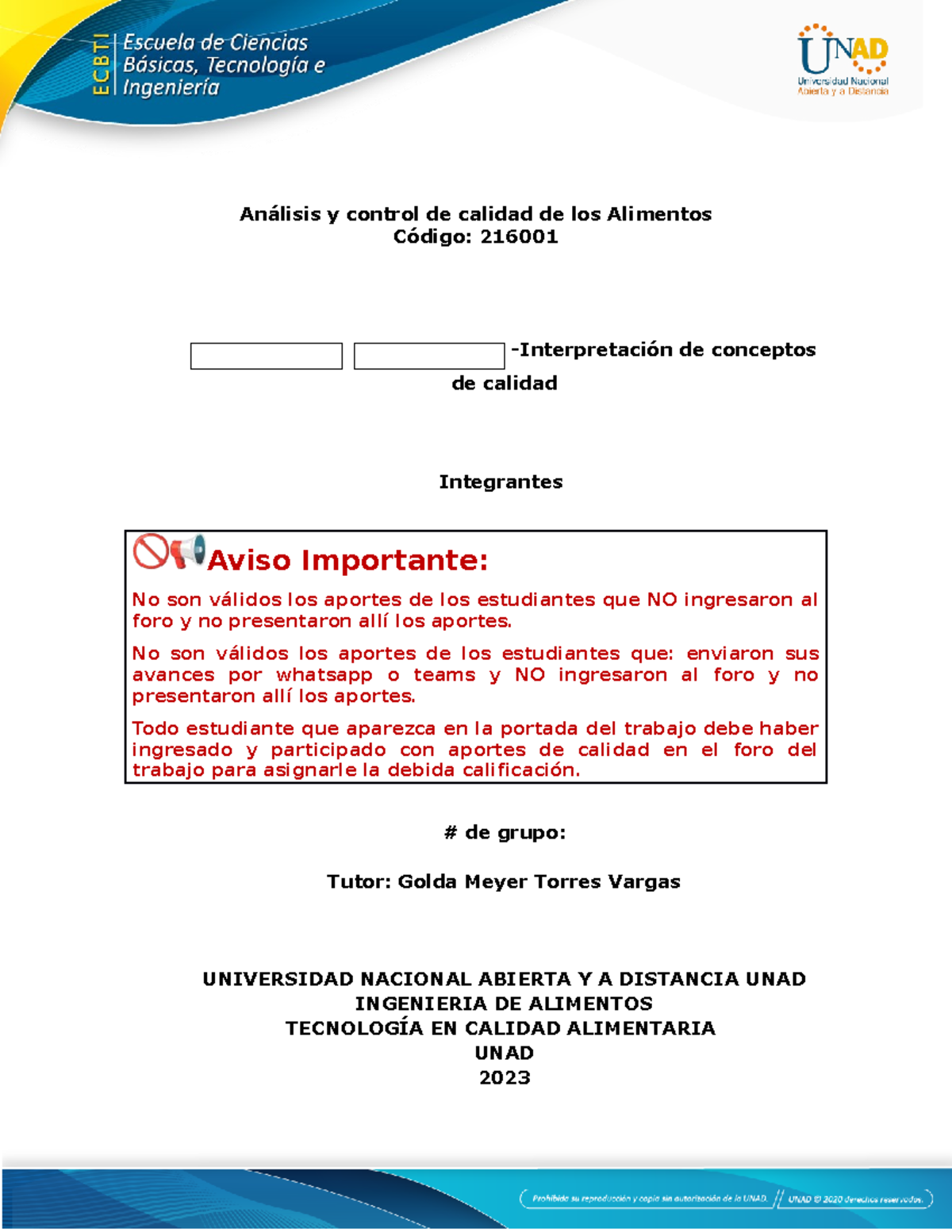 Formato Trabajo Grupal-E2 curso 216001 grupo XX - Análisis y control de ...