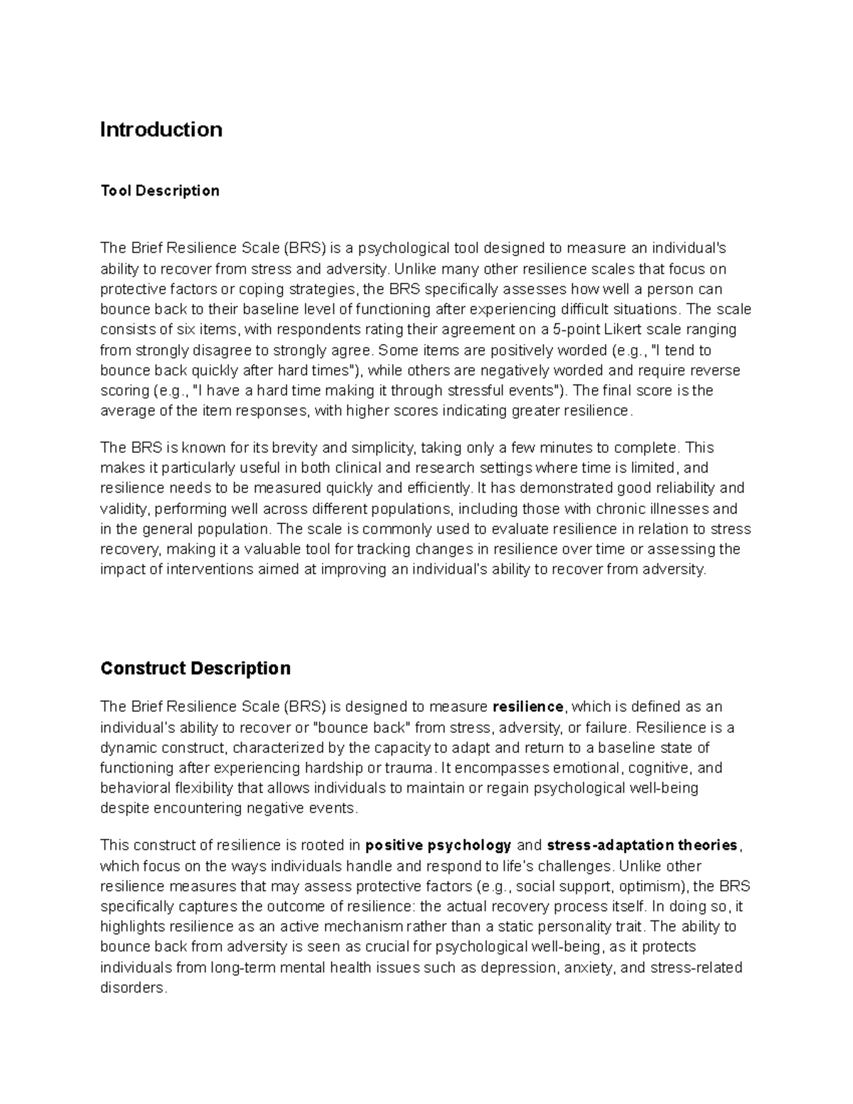 BRS - Needed to upload something - Introduction Tool Description The ...