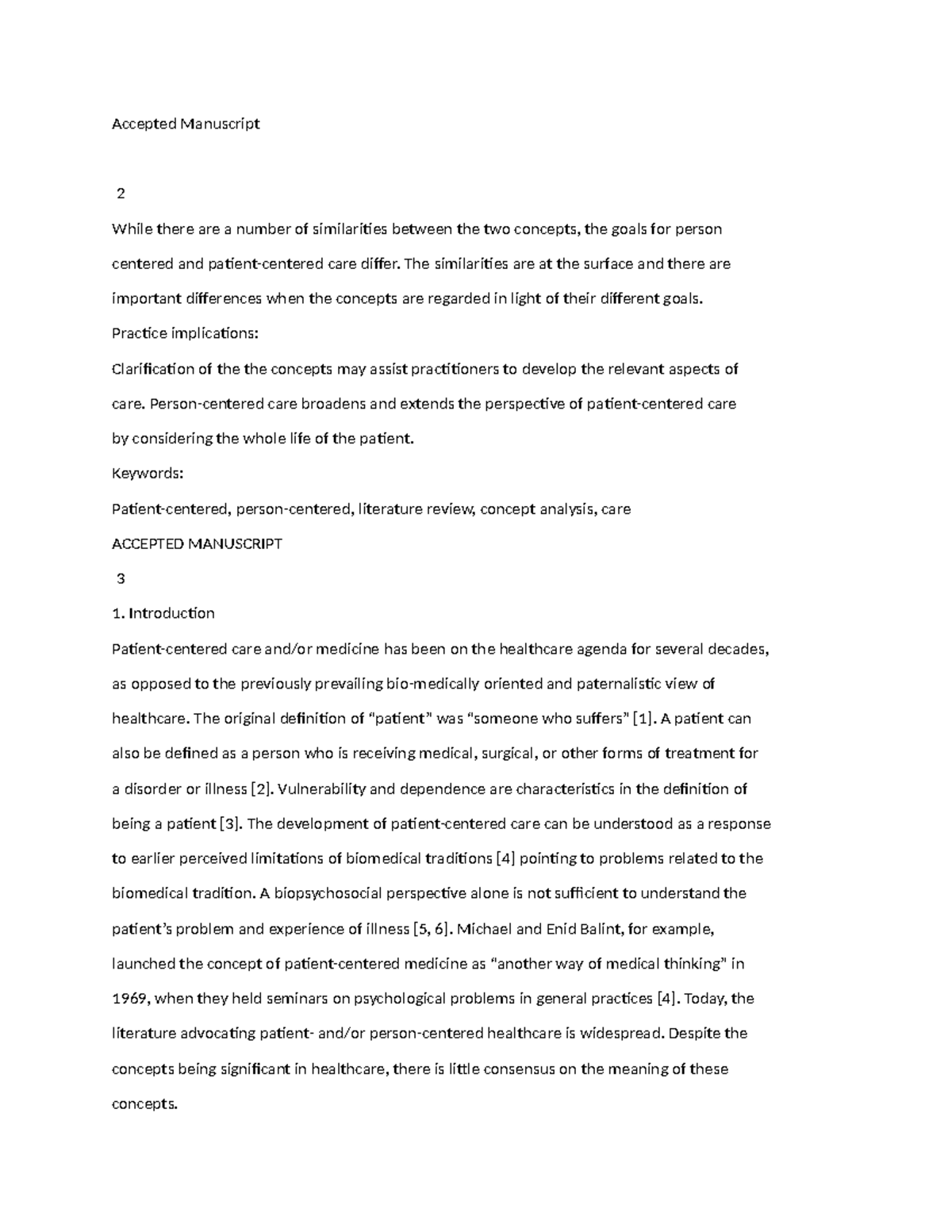 Accepted Manuscript - Accepted Manuscript 2 While there are a number of ...