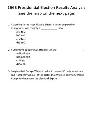 History 1 - 101 - P a g e | 1 AMERICAN HISTORY II: Worksheet ...