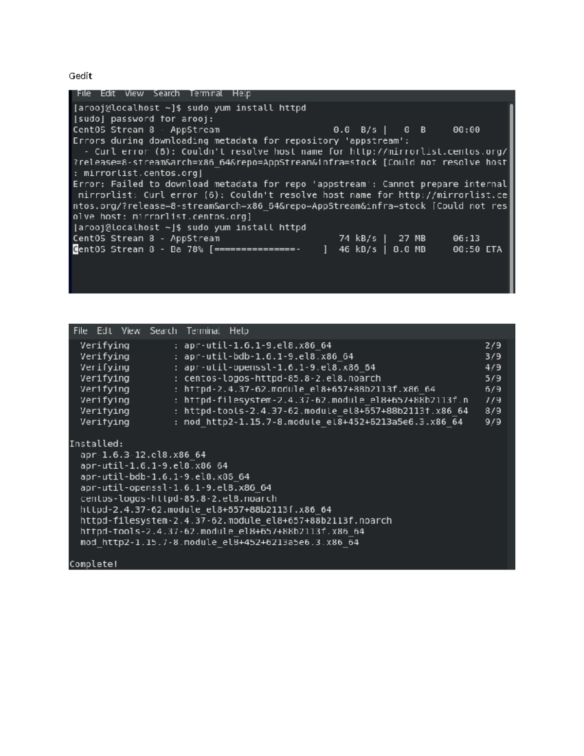 SP LAB 3 - system programming lab - Project Management - Gedit - Studocu