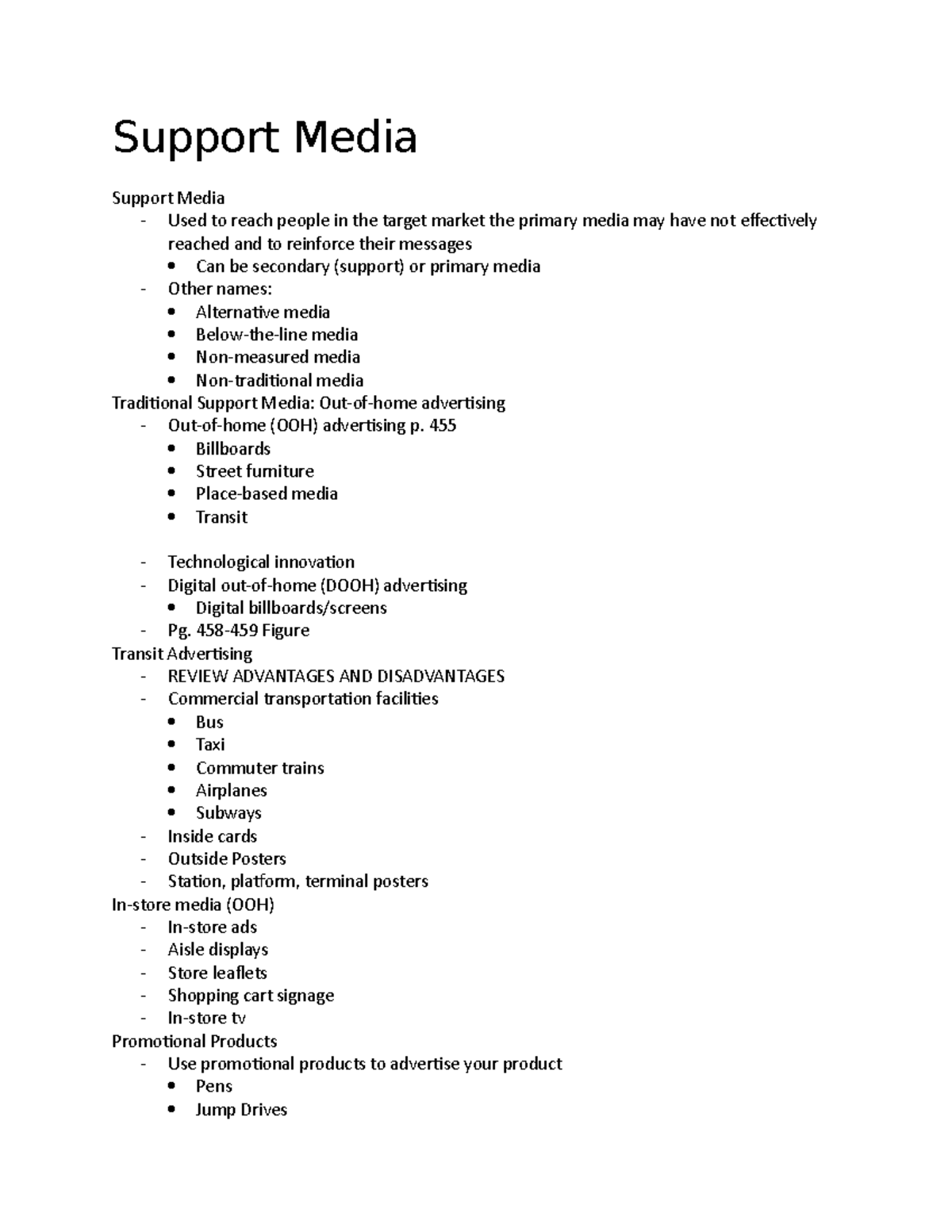 Support Media - Dr Coombs - Support Media Support Media - Used to reach ...