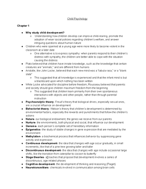 Introduction to Child Development 1 - Introduction to Child Development ...