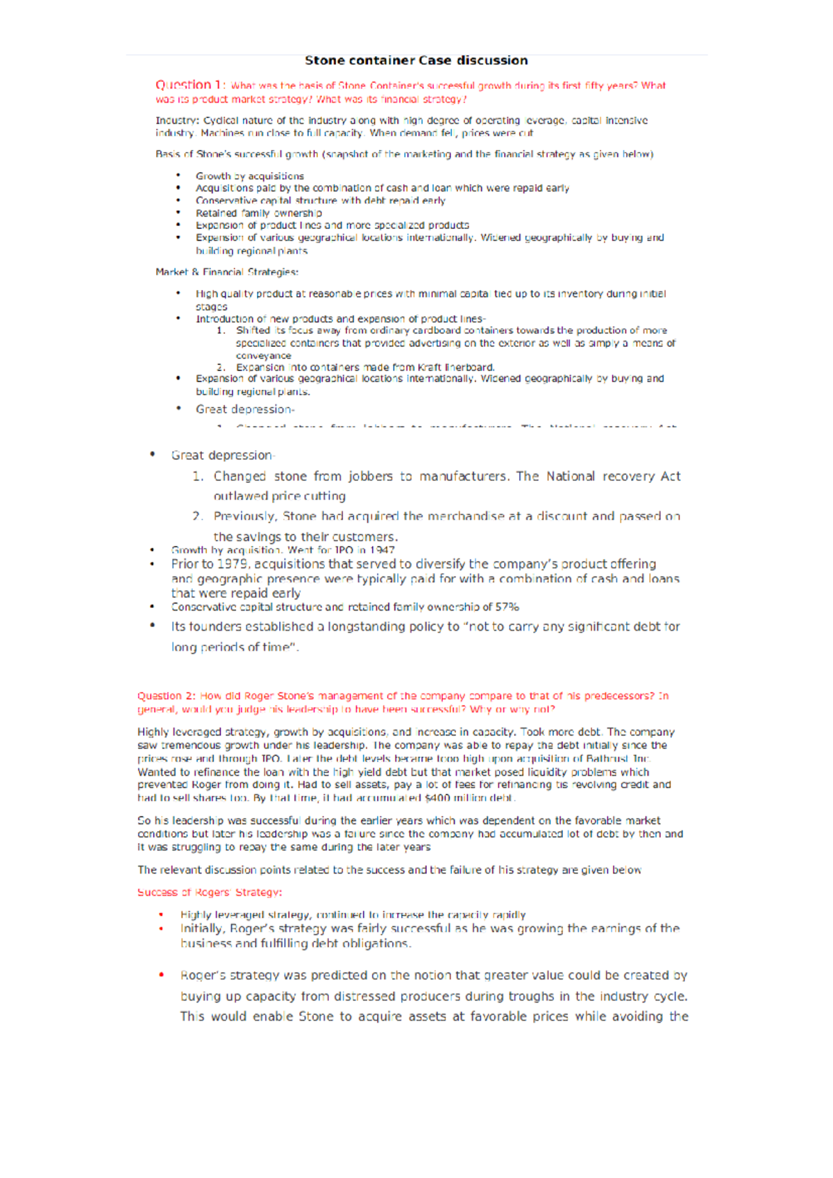 Doc2 - Summary Management - Studocu