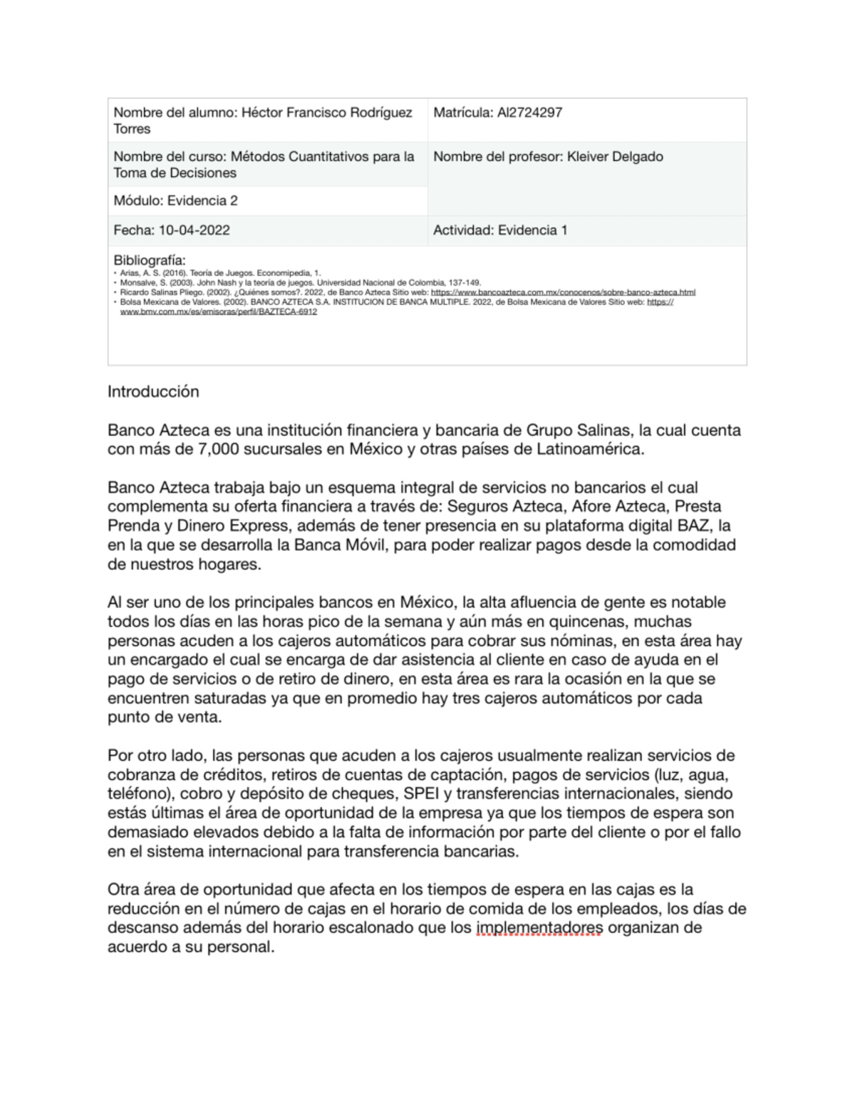 E1 HFRT MCTD - El siguiente documento contiene información relevante ...