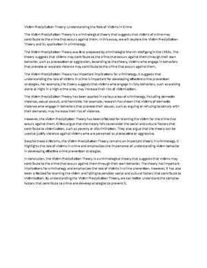 Deviant Place Theory - In this essay, we will explore the Deviant Place ...